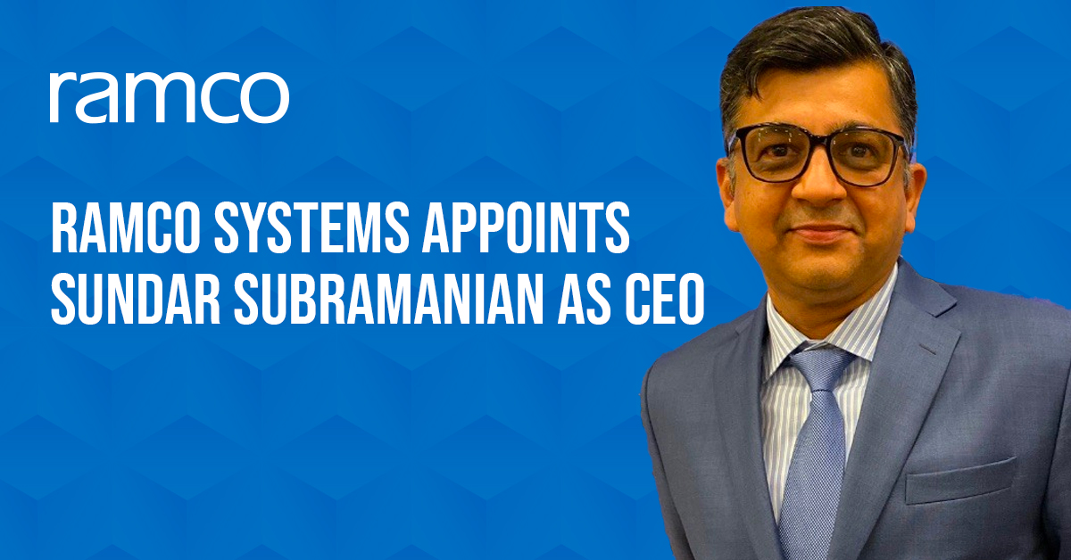 Ramco Systems appoints Sundar Subramanian as CEO