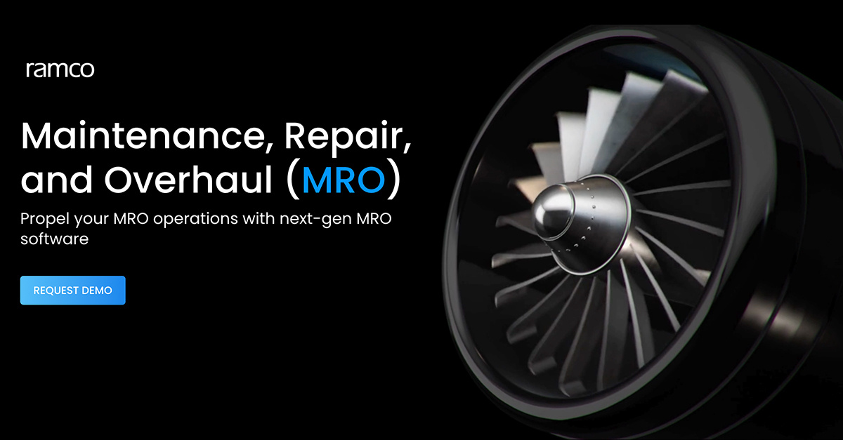 Ramco Aviation MRO Solution | Maintenance, Repair and Overhaul Software