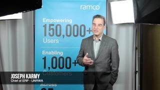 Joseph Karmy, Chief of ERP - UNRWA speaks on Ramco